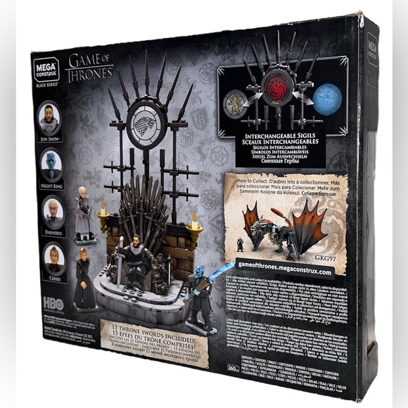 Mega Construx | Toys | Mega Construx Black Series Game Of Thrones Iron ...